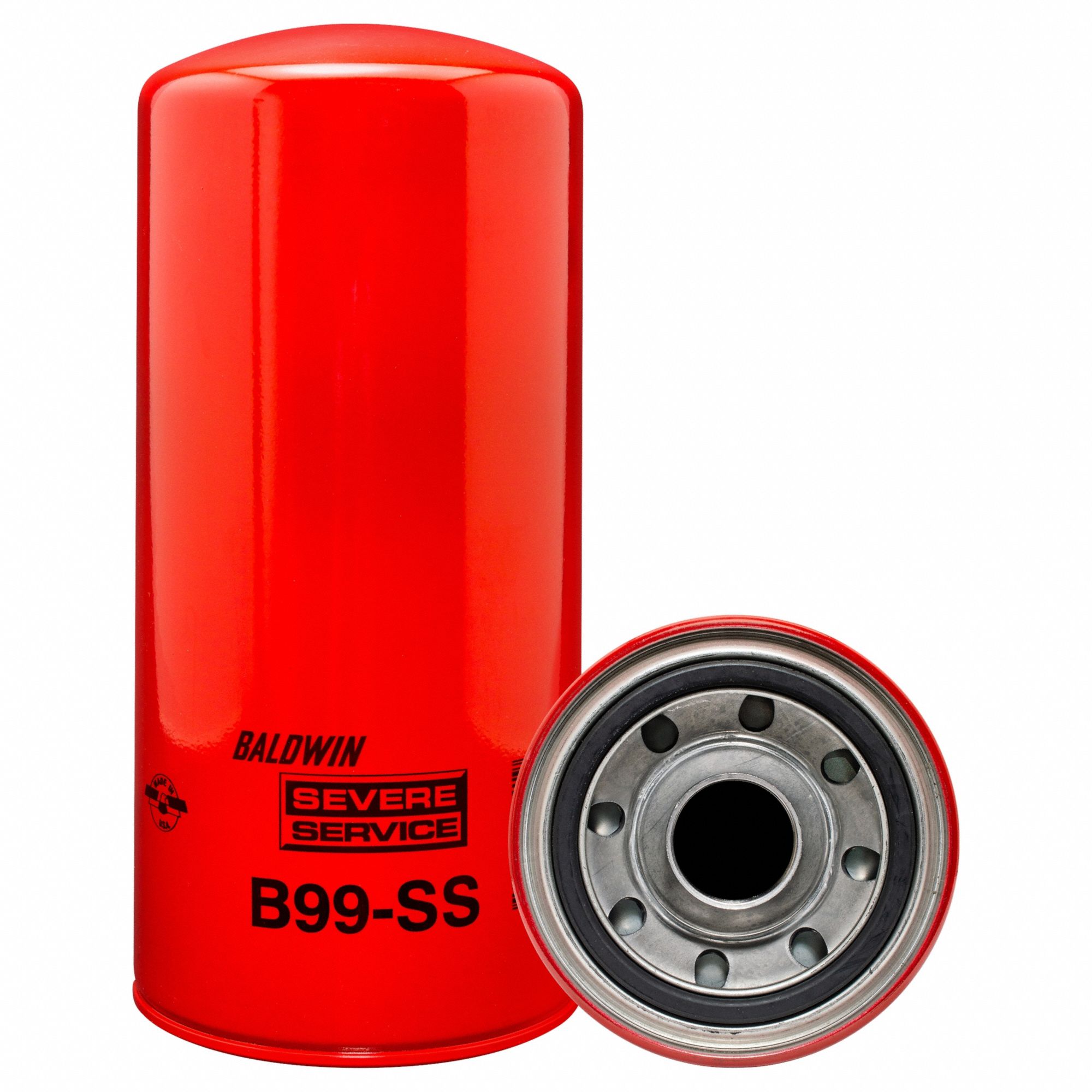 BALDWIN FILTERS, B99-SS, 1 1/2"-16 Thread Size, Oil Filter - 2KYR3|B99 ...