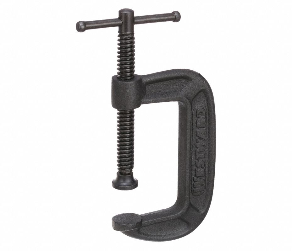 WESTWARD Abrazadera en C, Uso Regular, Fundido, 3" Abertura Máx ...