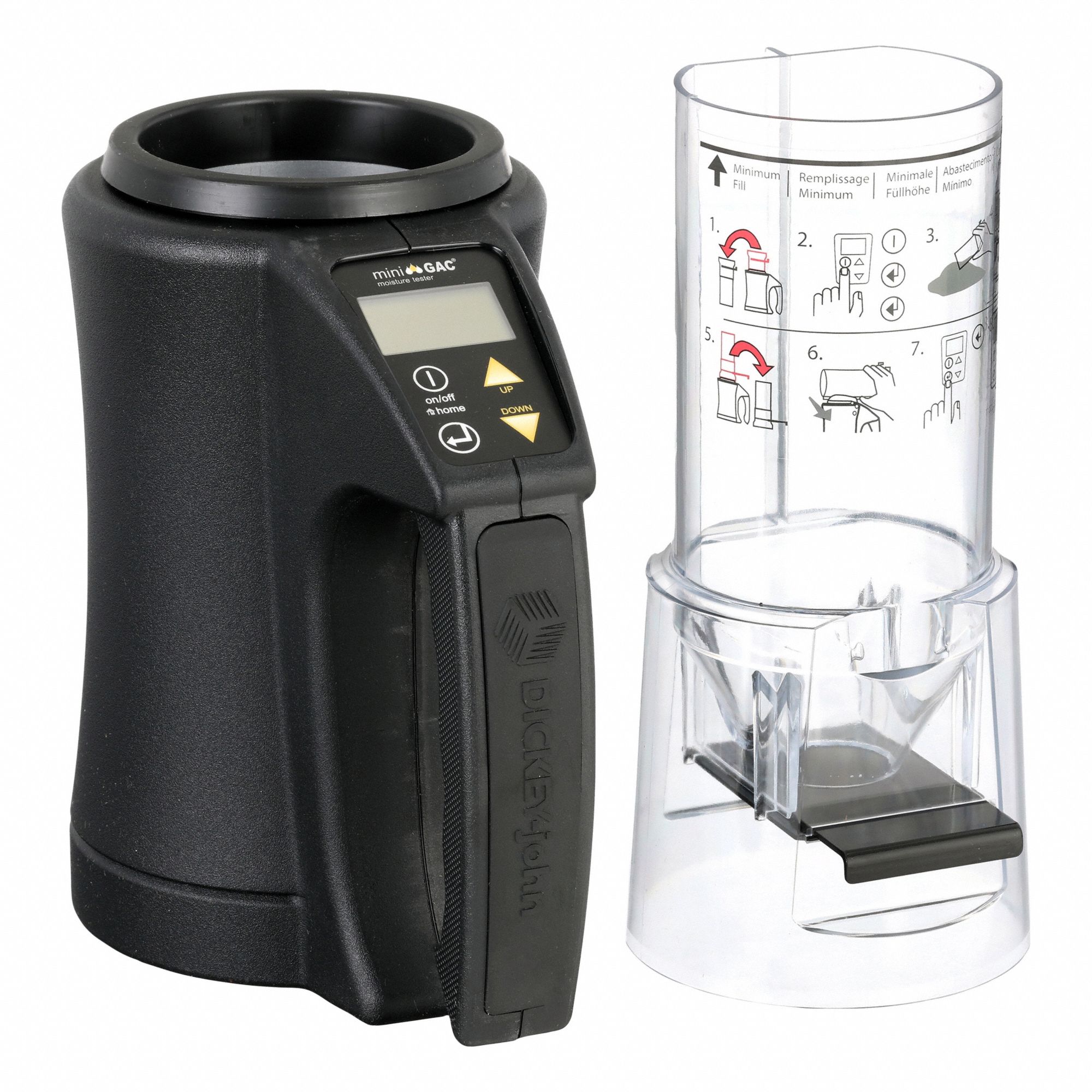 DICKEY-JOHN, 250 g Sample Size, 5% Moisture Min, Grain Moisture Tester ...