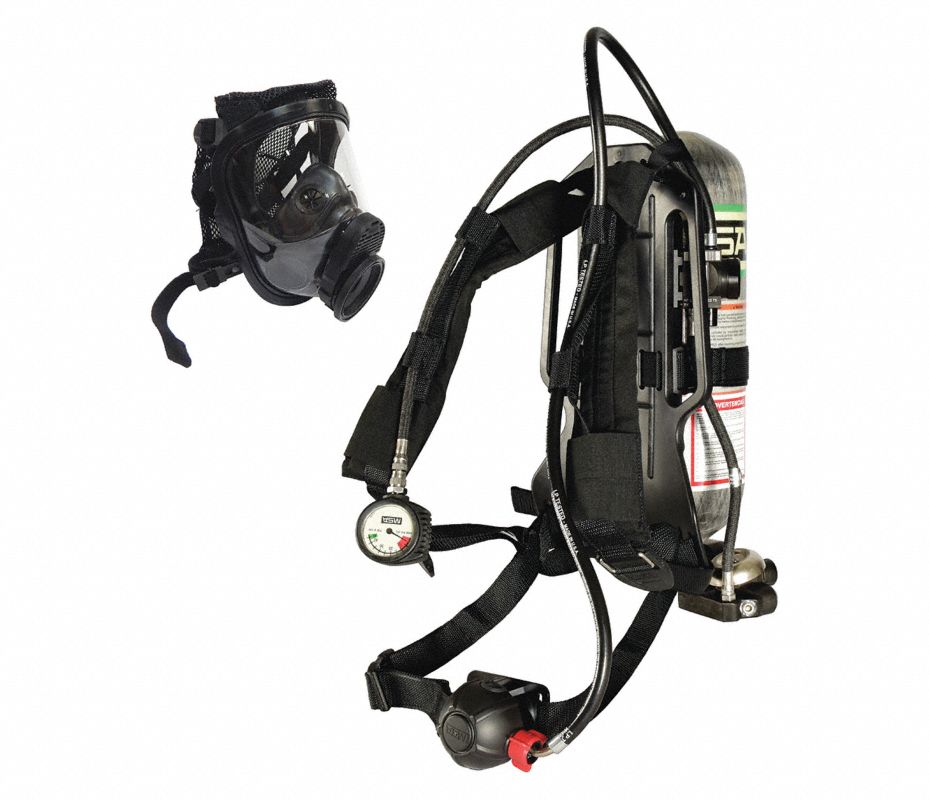 MSA Respirador Air Hawk, Duración 30 min., Material del Cilindro ...