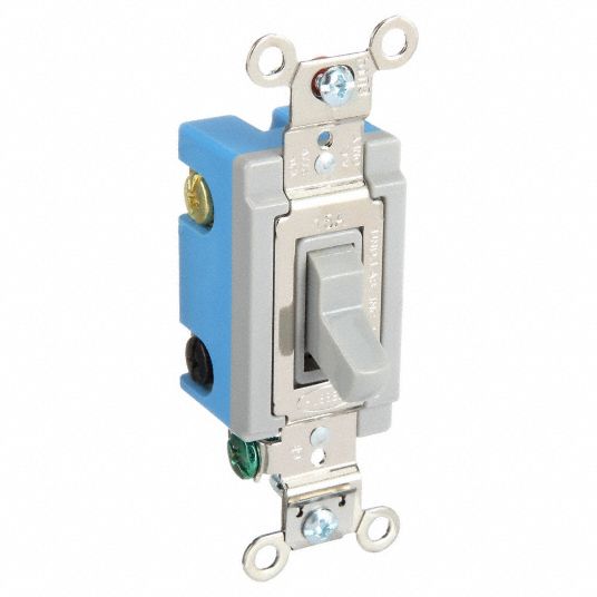 Toggle Switch, 4-Way, Wall Switch - 2LBU4|HBL1204GY - Grainger