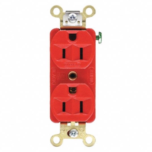 Duplex, 5-15R, Receptacle - 2LBV8|HBL5252R - Grainger