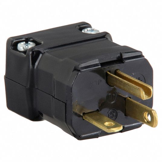 5-20P, 20 A, Straight Blade Plug - 2LBW3|HBL5364VBK - Grainger