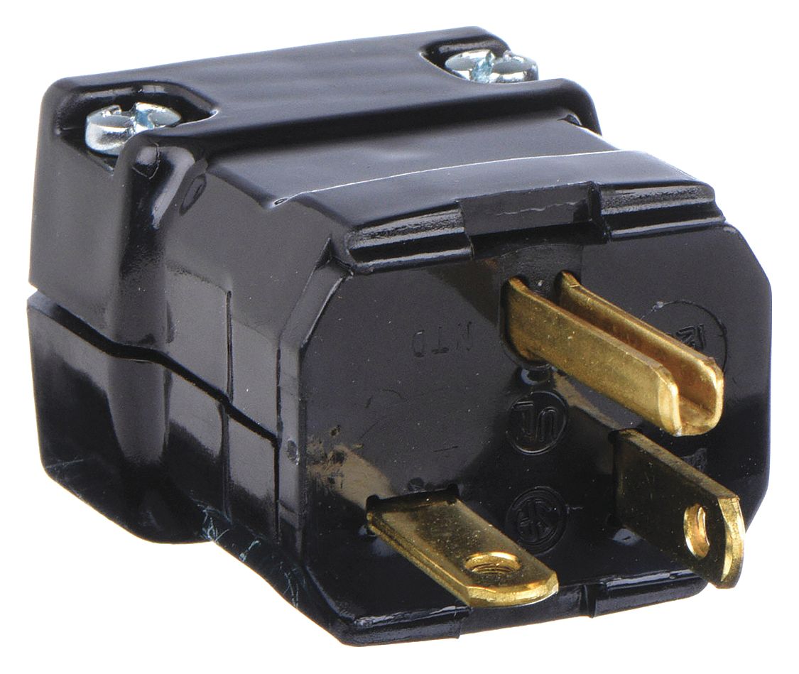 5-20P, 20 A, Straight Blade Plug - 2LBW3|HBL5364VBK - Grainger