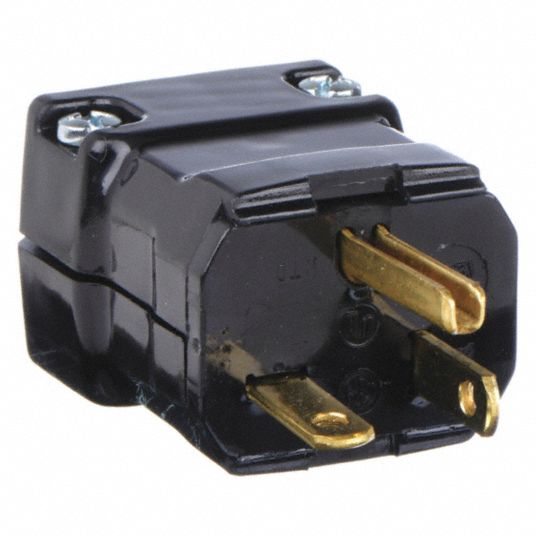 5-20P, 20 A, Straight Blade Plug - 2LBW3|HBL5364VBK - Grainger