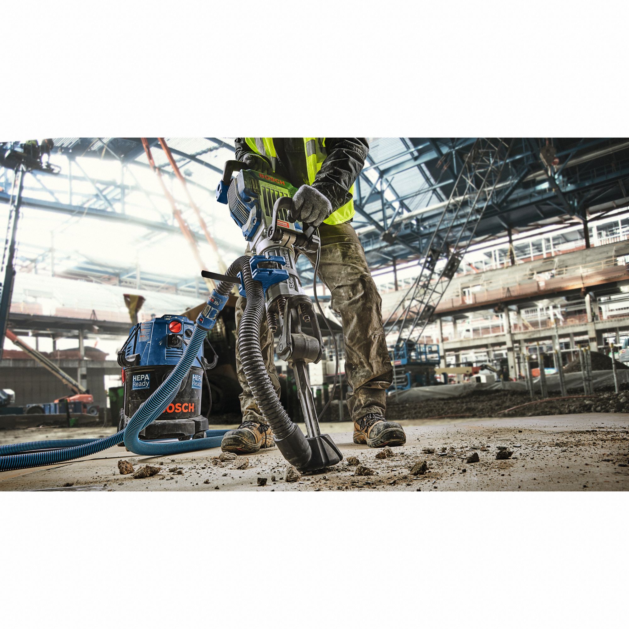 BOSCH Breaker Hammer Kit: Corded, Chipper, 1 1/8 in Hex, 22 ft-lbf ...