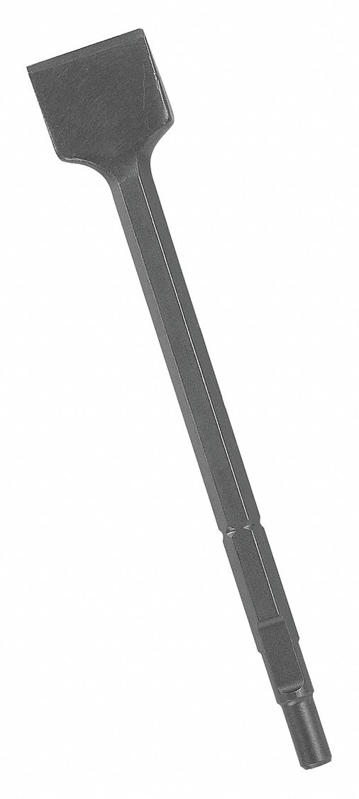BOSCH, 2 in Head Wd, 12 in Overall Lg, Chisel for Spline Tool - 2LDK1 ...