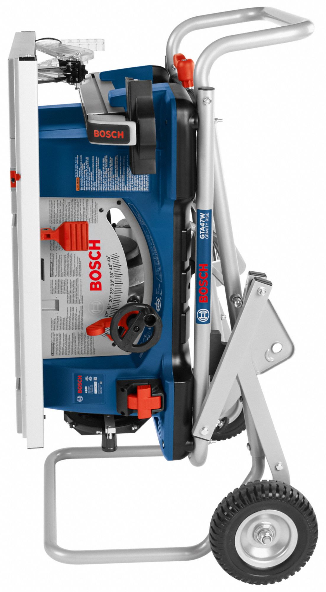 BOSCH Table Saw, Rolling Stand Type, 10 in Blade Dia., 5/8 in Arbor ...