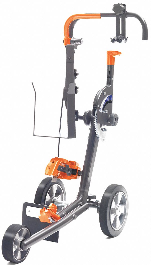 HUSQVARNA, 10 in Lg, 17 in Wd, Power Cutter Cart - 2LDT8|KV760 - Grainger
