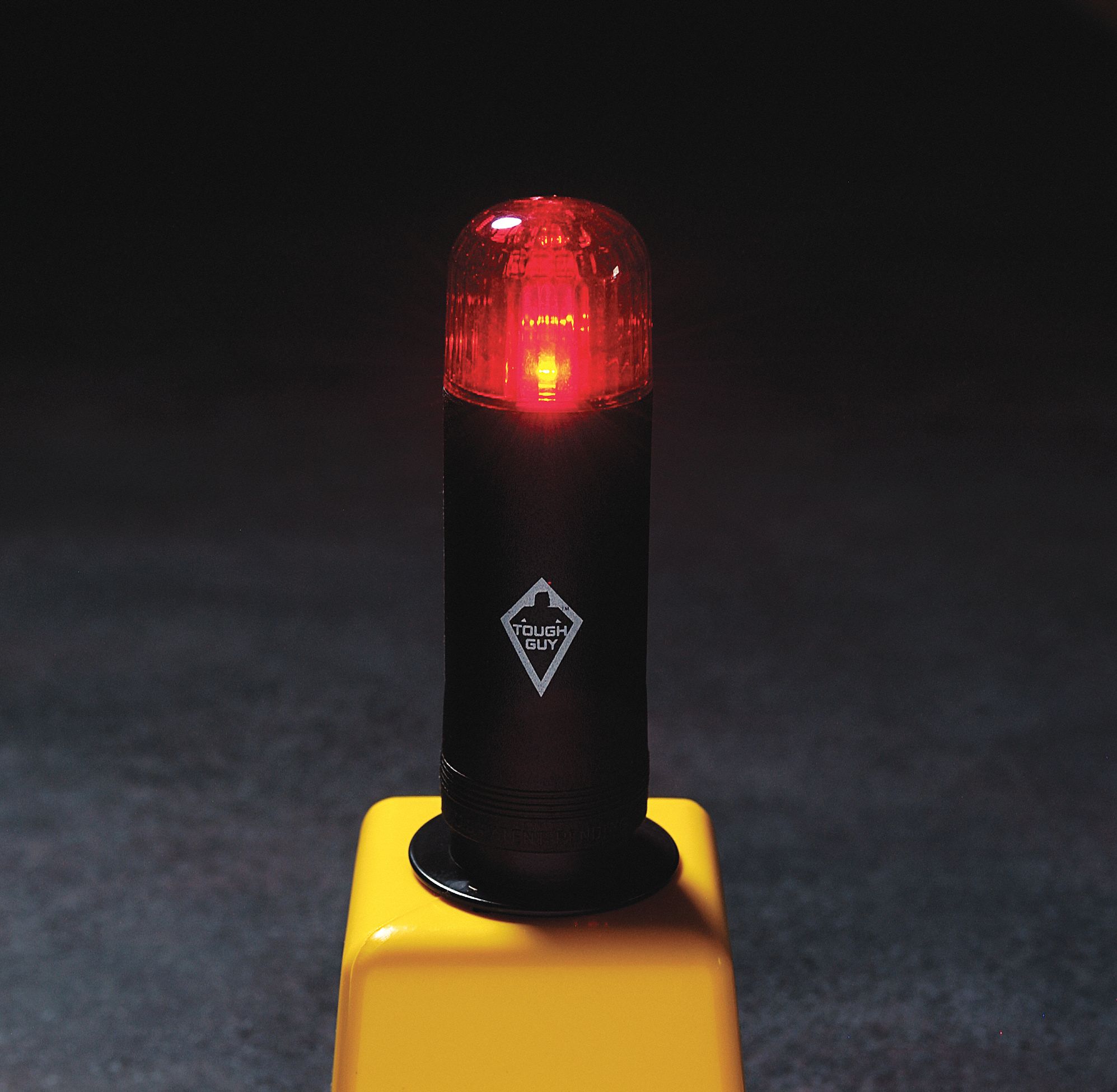 TOUGH GUY Flashing Light: For 2LEC5, 2LEC6, 2LEC7, 2LEC8, Red, Plastic ...