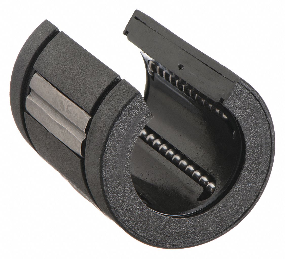 THOMSON, 16 mm Inside Dia, 288 lbf Dynamic Load Capacity, Linear Ball ...