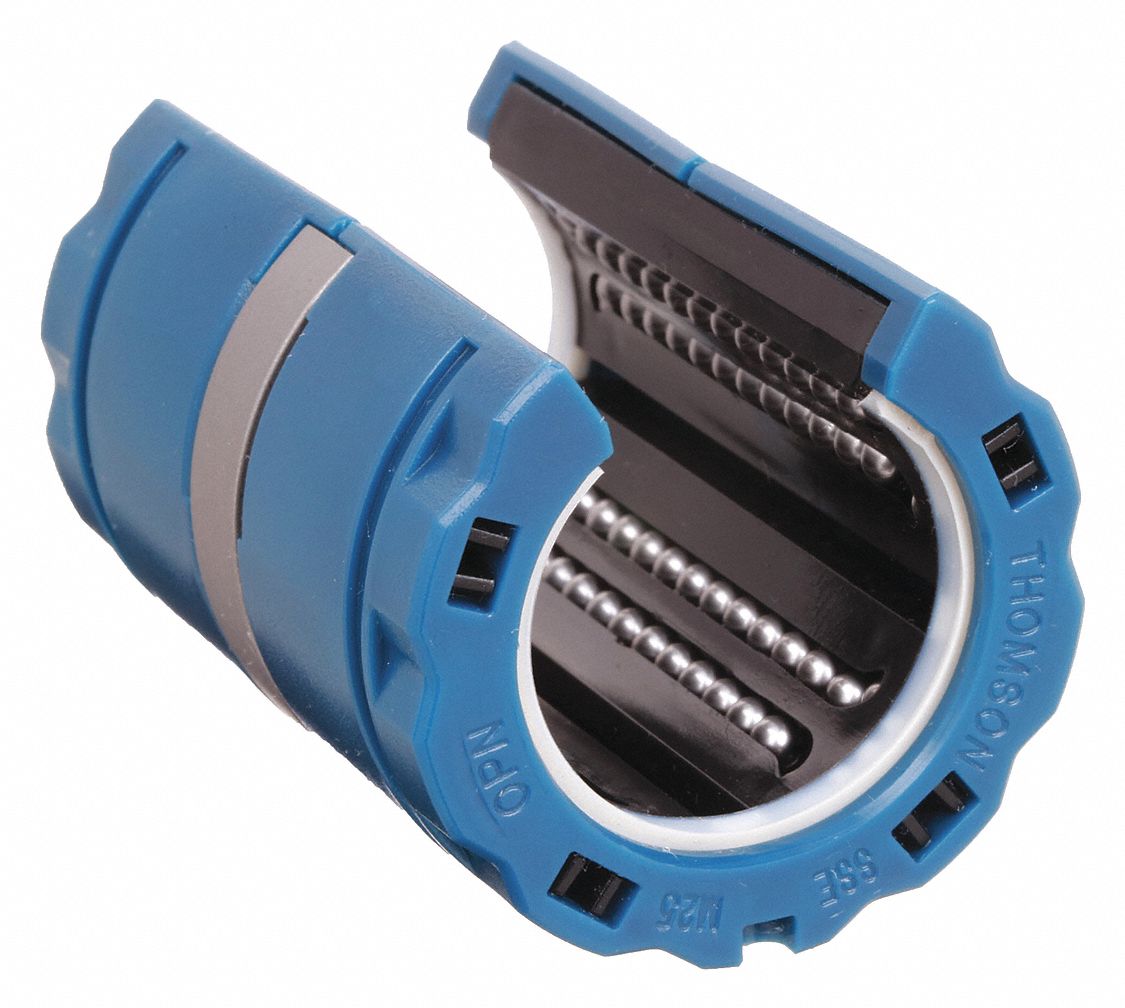 THOMSON, 25 mm Inside Dia, 1,507 lbf Dynamic Load Capacity, Linear Ball ...