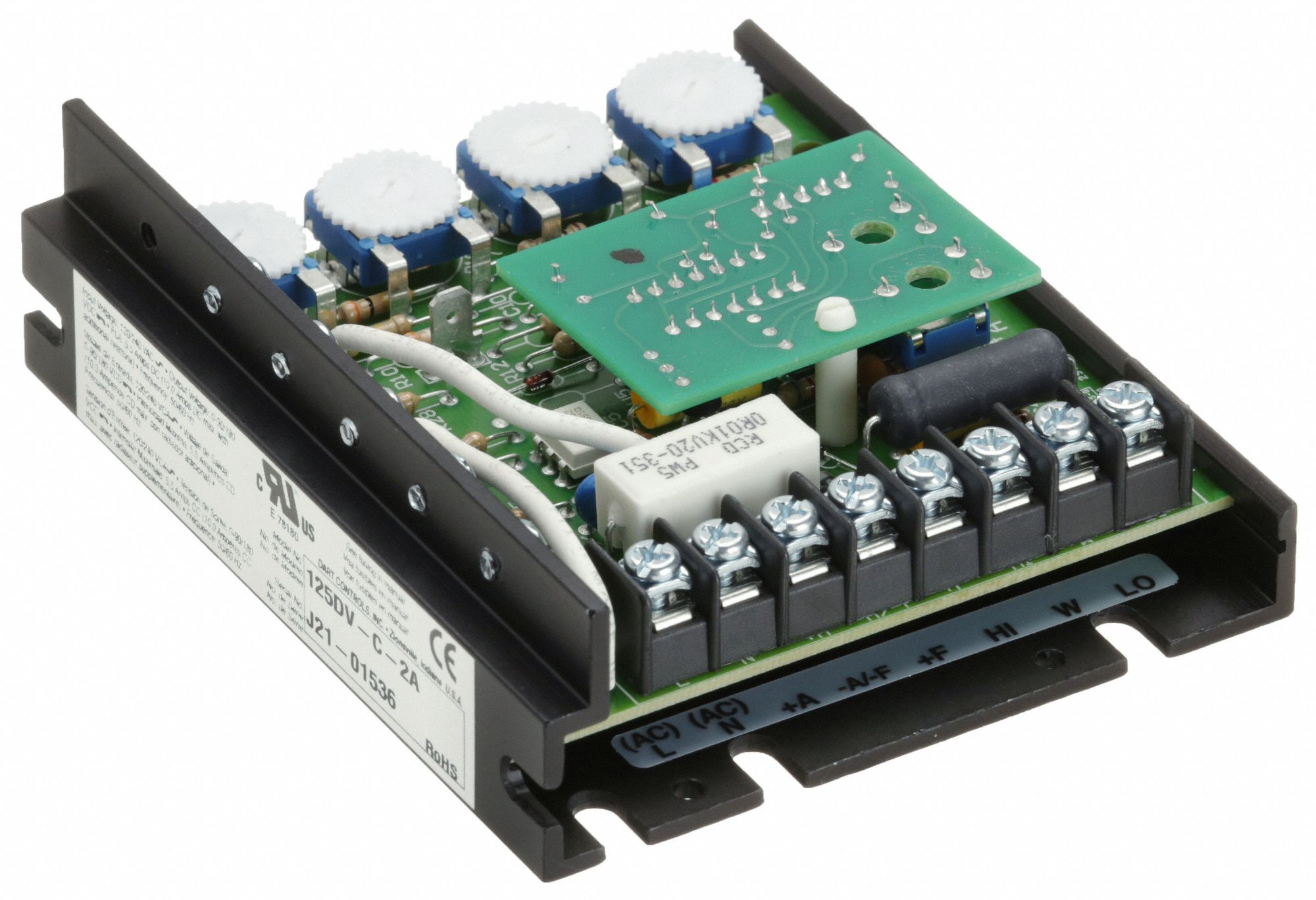 DART CONTROLS, SCR, Open, DC Speed Control - 2LHT4|125DV-C-2A - Grainger