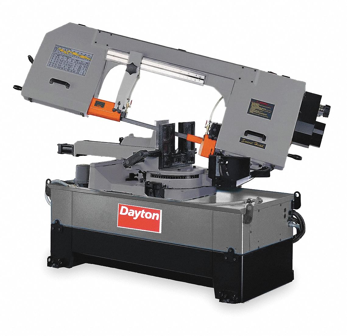 DAYTON Sierra Cinta Horizontal 2 HP Voltaje 230 Longitud M x De La