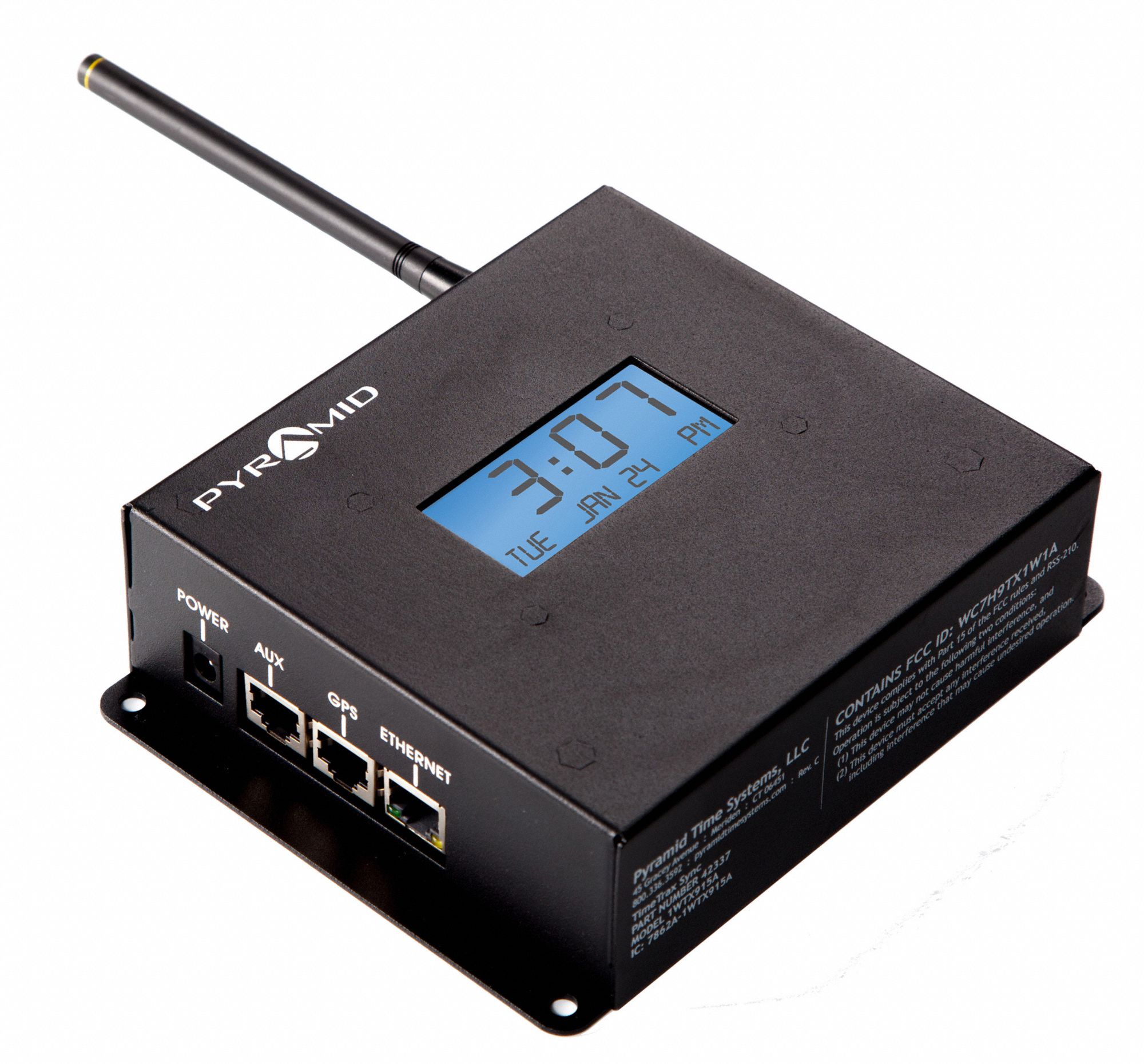 PYRAMID RF Wireless Add-On Transmitter: Wall or Ceiling, Rectangle, 6 1 ...