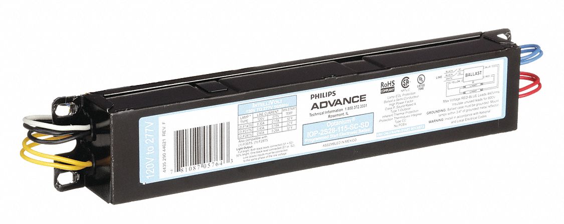 ADVANCE Balastro Electrónico T5, Voltaje del Balastro de 120 a 277 ...