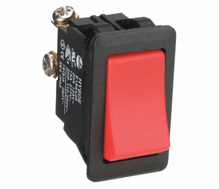 POWER FIRST Interruptor Basculante, Forma de Contacto: SPST, Número de ...