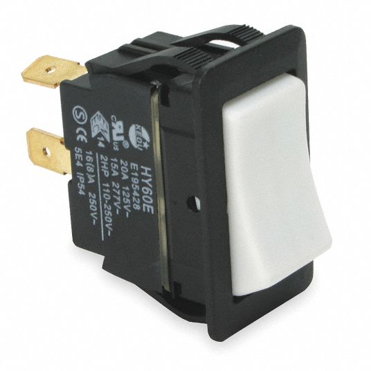 POWER FIRST, SPST, On/Off, Rocker Switch - 2LNA9|2LNA9 - Grainger