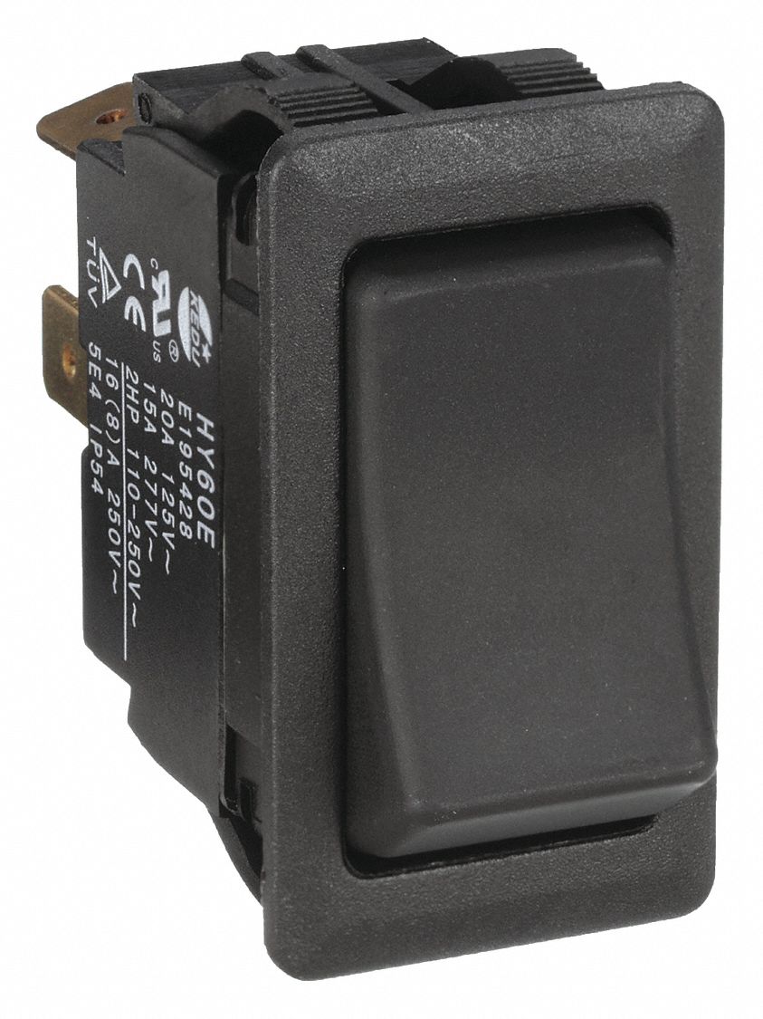 POWER FIRST, Series HY60, 2 Positions, Rocker Switch - 2LNC3|2LNC3 ...