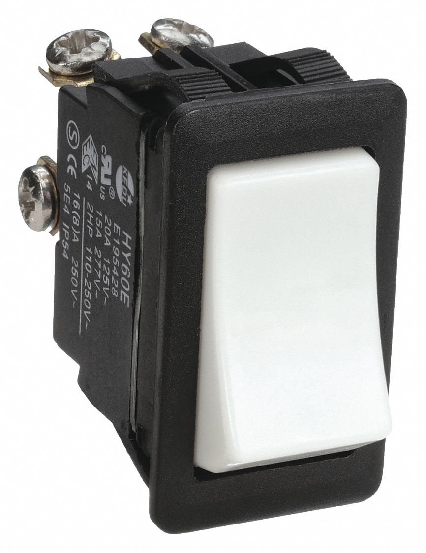 POWER FIRST, Series HY60, 2 Positions, Rocker Switch - 2LNF1|2LNF1 ...
