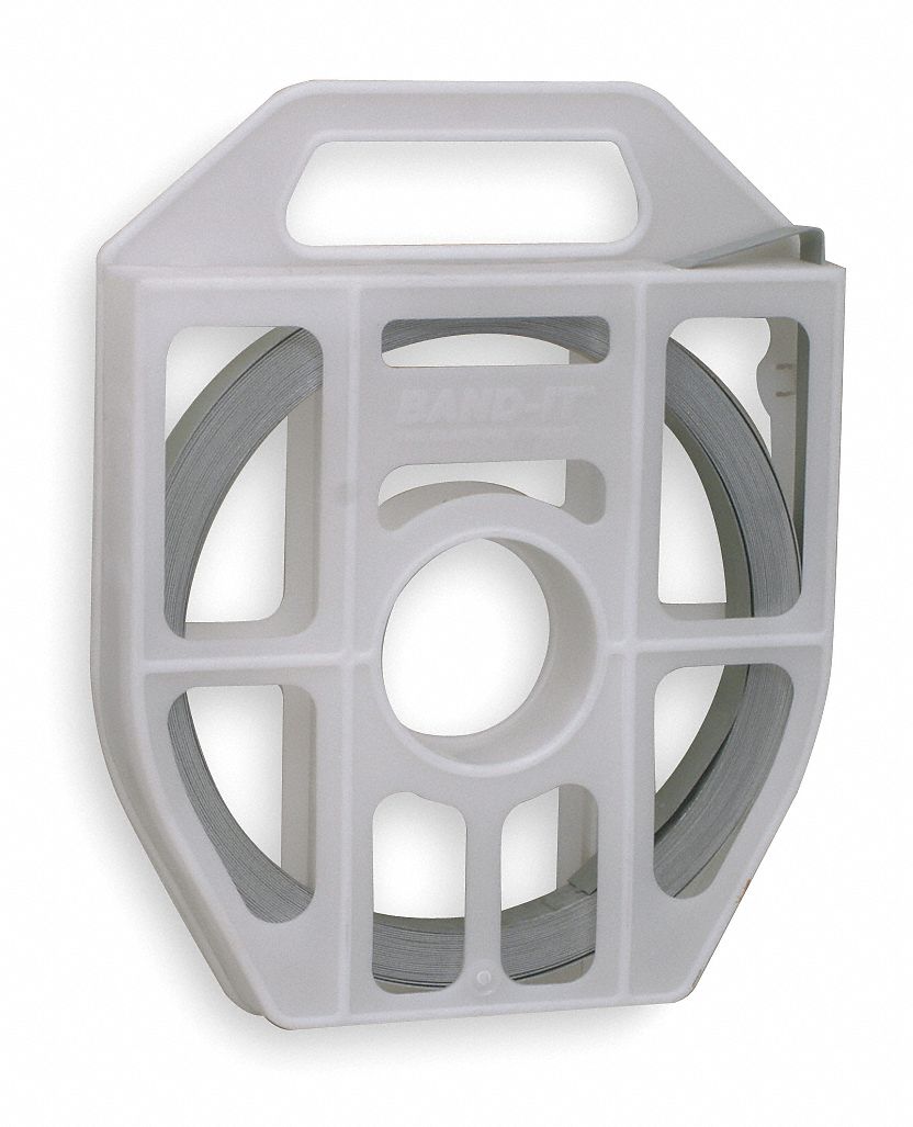 BAND-IT Stainless Steel Band: 0.03 in Strapping Thick, 2,250 lb Break ...