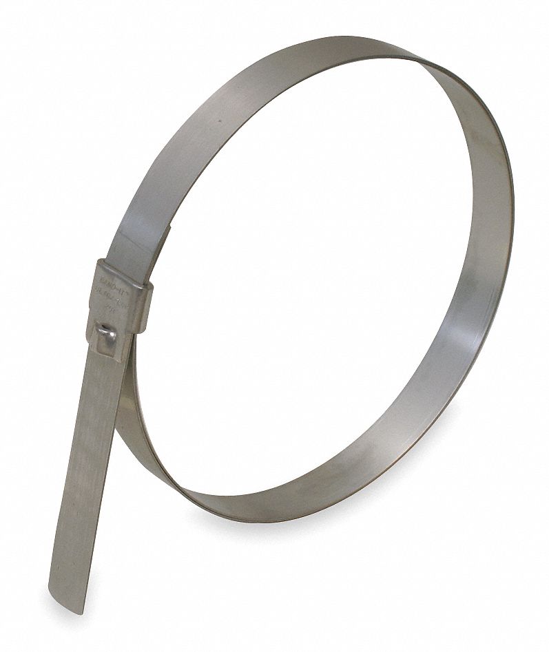 BAND-IT 201 Stainless Steel Band Clamp, PK of 12 - 2LPL5|GRUL216 - Grainger