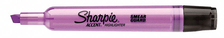 SHARPIE, Purple, Chisel, Highlighter - 2LTK7|25019 - Grainger