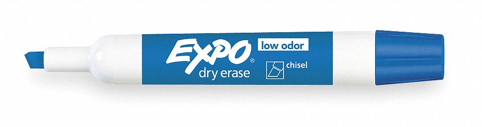 EXPO, Blue, (12) Blue, Dry Erase Marker Set - 2LTN5|80003 - Grainger