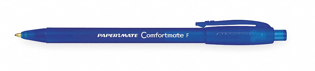 PAPER MATE, ComfortMate Ultra, Blue / (12) Blue, Pen - 2LTU8|6360187 ...