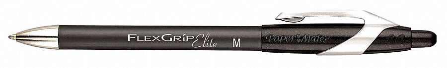 PAPER MATE, FlexGrip® Elite™, Black, Pen - 2LTV8|85580 - Grainger