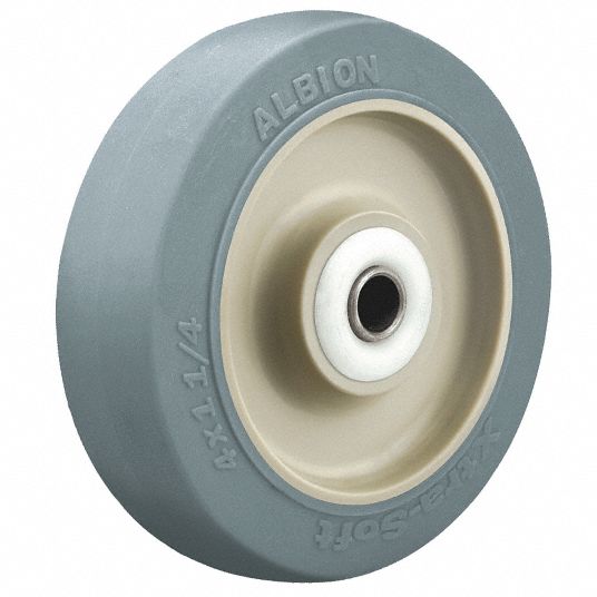 4 in Wheel Dia., 1 1/4 in Wheel Wd, Caster Wheel - 2LU55|XS0405108PREV ...