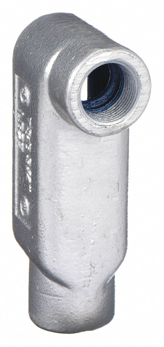 Iron, Zinc Plated with Powder Coated, Conduit Outlet Body - 2LUN7|LB47 ...