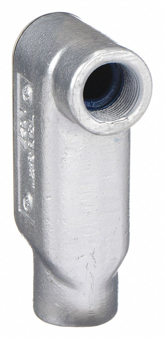 Iron, Zinc Plated with Powder Coated, Conduit Outlet Body - 2LUV4 ...