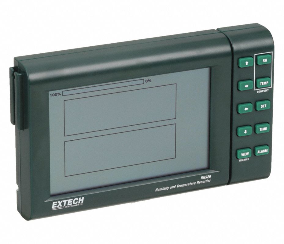 EXTECH Registrador Gráfico Electrónico - 2LVN1 | RH520A - Grainger México