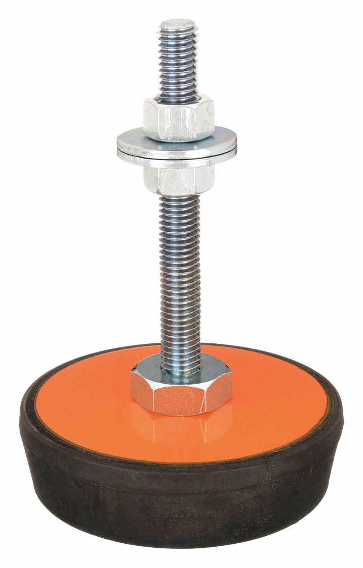 MASON, Fixed Stud, 5/8"-11 Thread Size, Male-End Leveling Mount - 2LVN8 ...