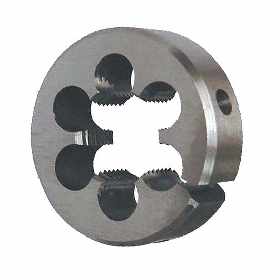 WESTWARD, Adj, Carbon Steel, Round Threading Die - 2LVZ7|2LVZ7 - Grainger