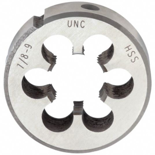 WESTWARD, Solid, High Speed Steel, Round Threading Die - 2LXA6|2LXA6 ...