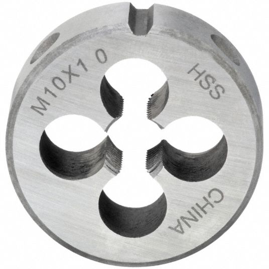WESTWARD, Solid, High Speed Steel, Round Threading Die - 2LXC3|2LXC3 ...