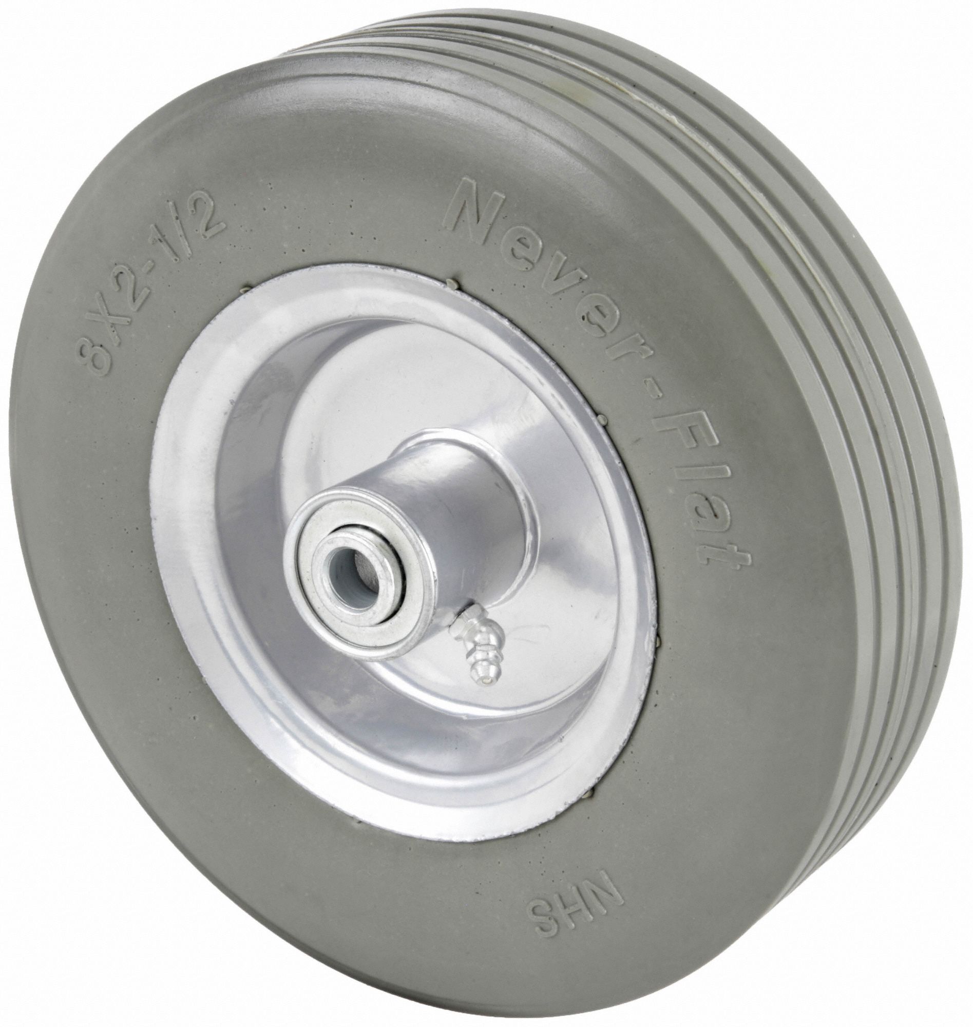 MARASTAR, 8 in Wheel Dia., 2 1/2 in Wheel Wd, Flat-Free Wheel - 2LY54 ...