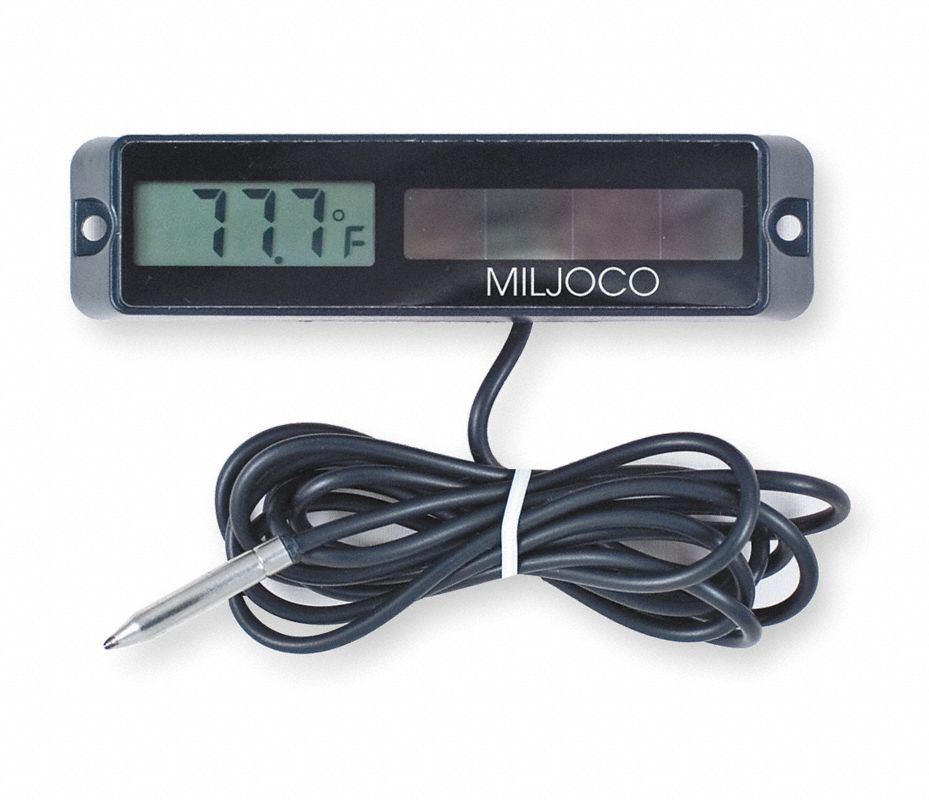 MILJOCO Trmometro Digital Pnel Mont,Alt 1-1/8plg - Termómetros ...