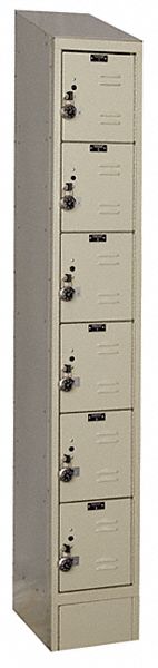 HALLOWELL, 12 in x 12 in x 78 in, 6 Tiers, Box Locker - 2LZA5|URB1228 ...