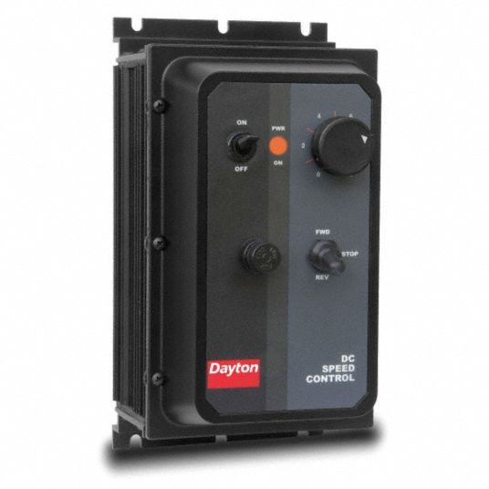 DAYTON DC Speed Control: SCR, Enclosed, NEMA 4, 10 A Max Current, 0 to ...
