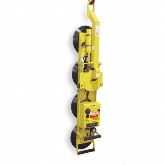 WOOD'S POWR-GRIP, 700 lb Max Load Capacity, Glass, Vacuum Lifter ...