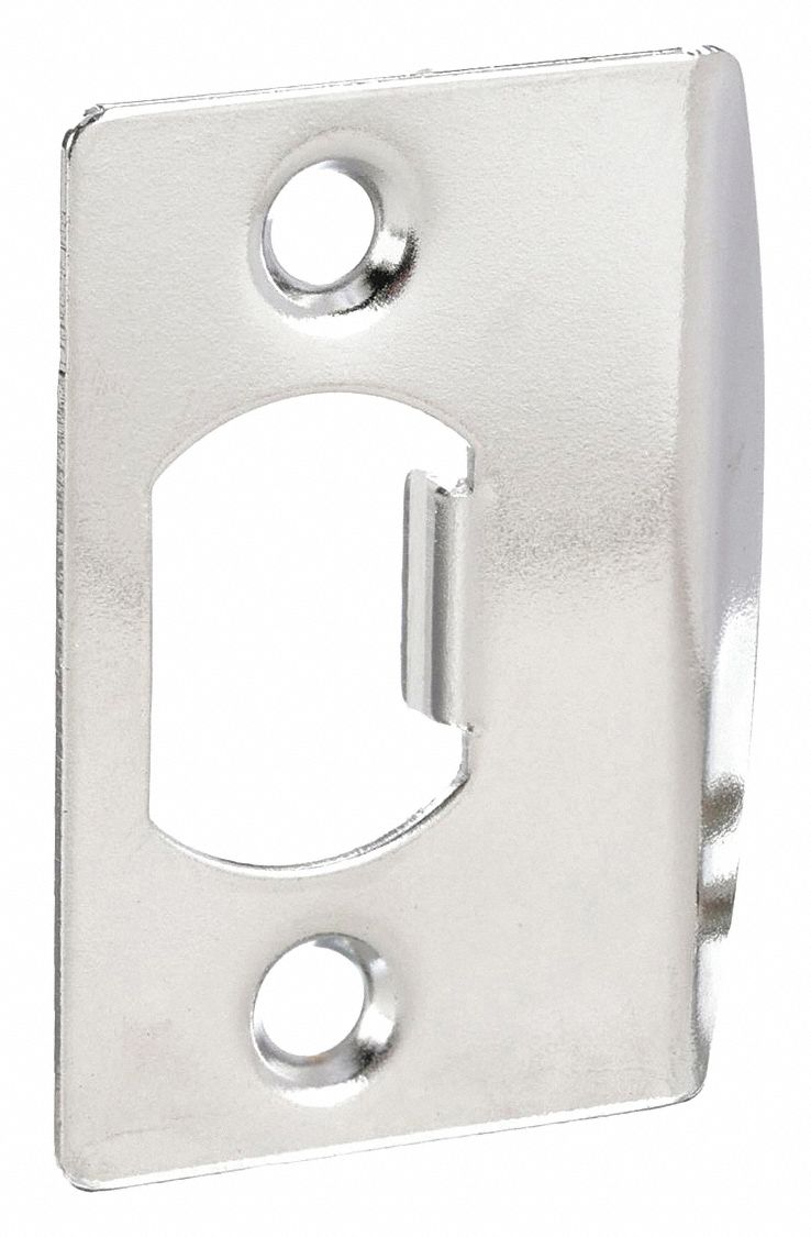 Full Lip, 2 1/4 in Lg, Door Strike Plate - 2MDN5|2MDN5 - Grainger
