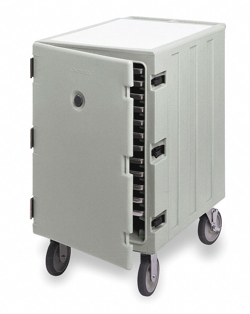 Food Delivery Cart, Tray Size (In.): 18 x 26, Gray - Grainger