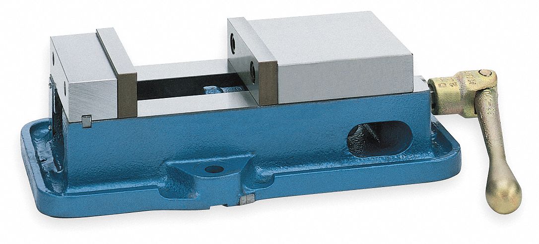 Flat Vise, D40, — Base, 3-7/8 Jaw Opening (In.), 4 Jaw Width (In.), 1-1 ...