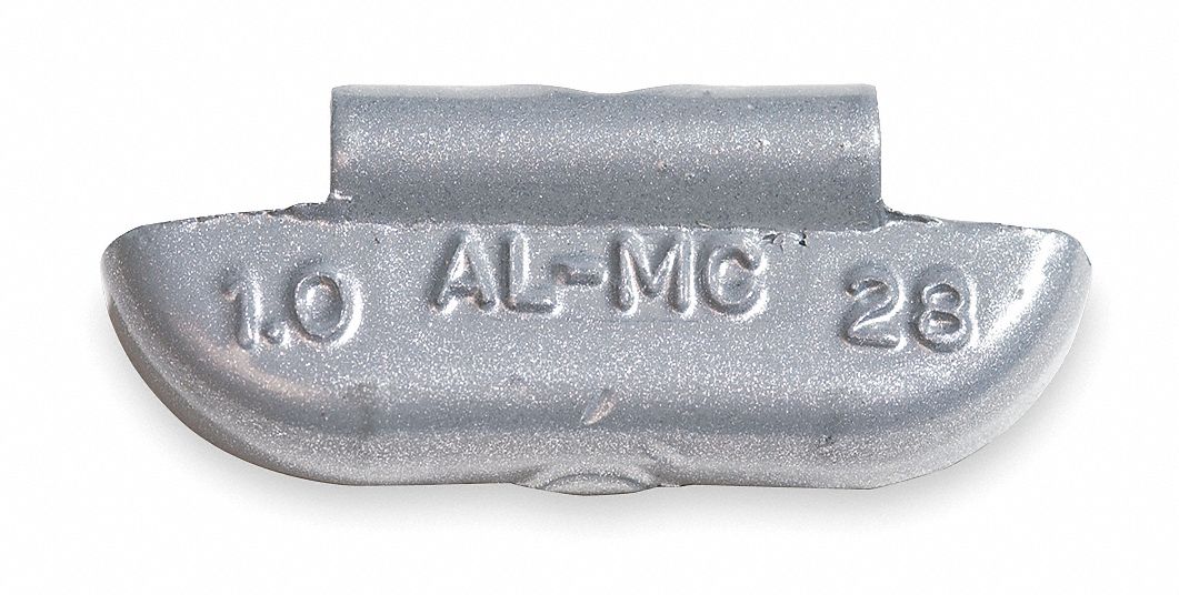 1 in Steel Clip-On Wheel Weight; PK25 - Grainger