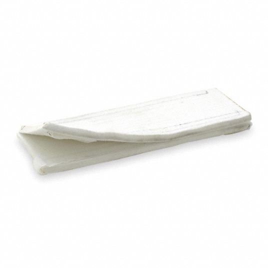 12 in Polyester Wear Pad, 5/16 in Thick, For Sling Width: 4 in, White ...