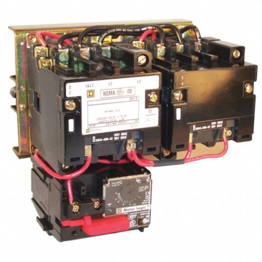 SQUARE D NEMA Magnetic Motor Starter, 208V AC Coil Volts, Overload ...