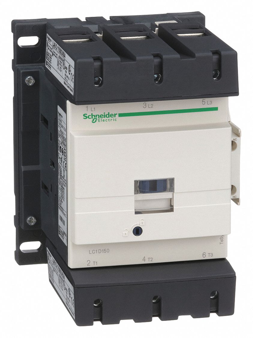 SCHNEIDER, Non-Reversing, 3 Poles, IEC Magnetic Contactor - 2MMR5 ...